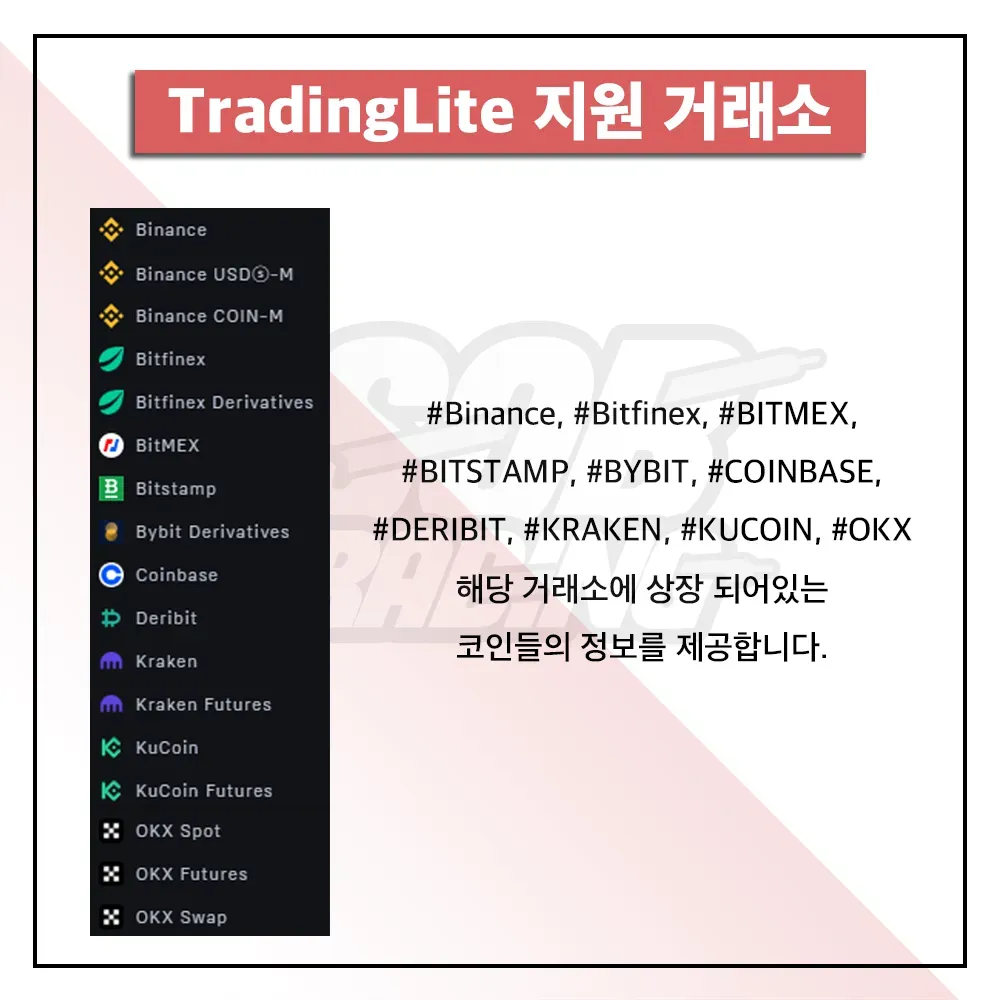 트레이딩 라이트(Trading Lite) 사용법 및 활용법 매매방법 | 시그비트 커뮤니티